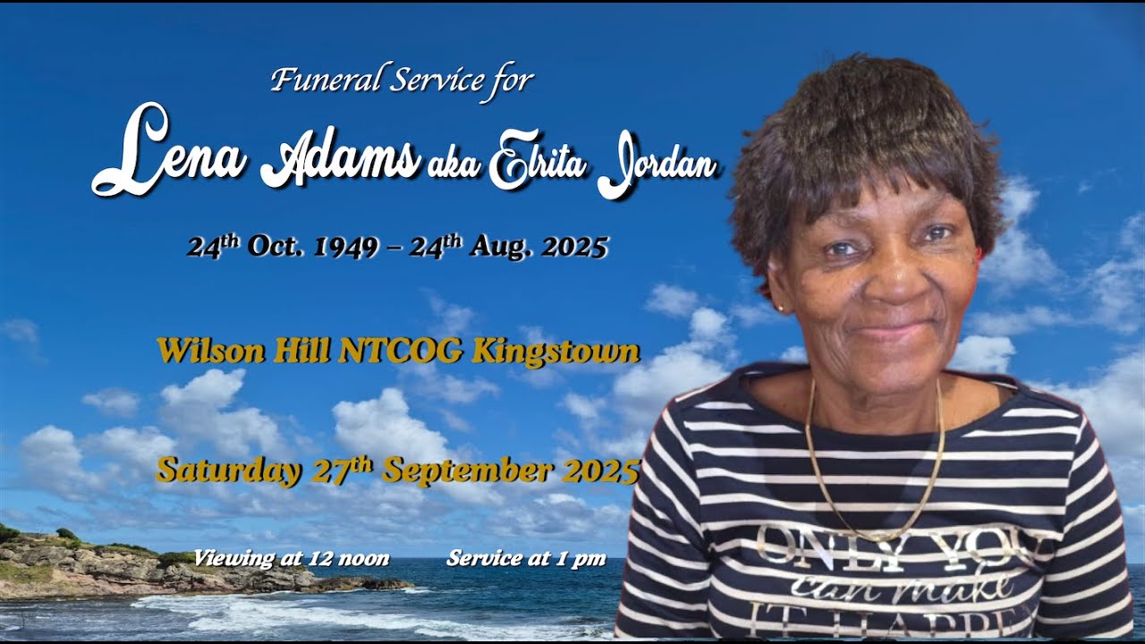Funeral for Lena Adams aka Elrita Jordon - YouTube