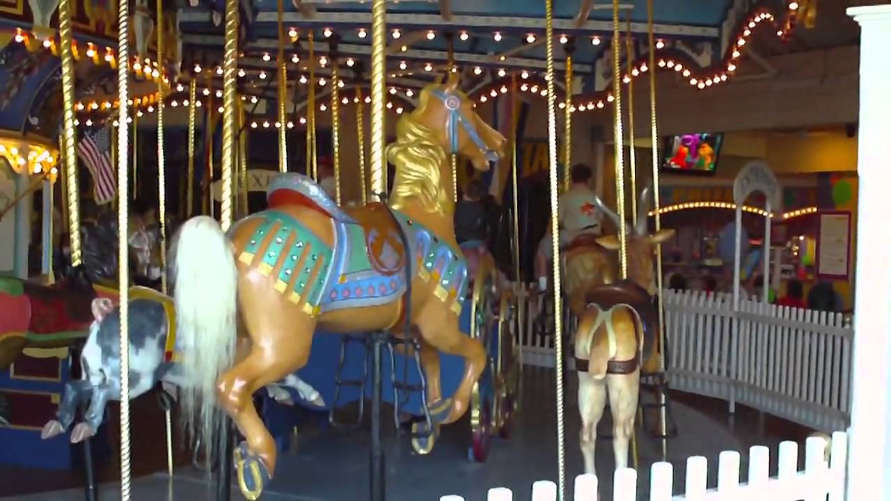 Lily's First Carousel Ride - YouTube