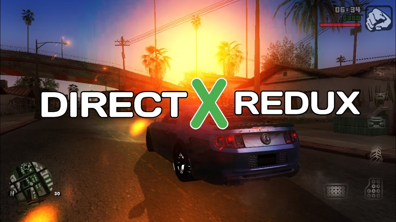 RILIS!! GTA SA ANDROID MOD DIRECTX REDUX - YouTube