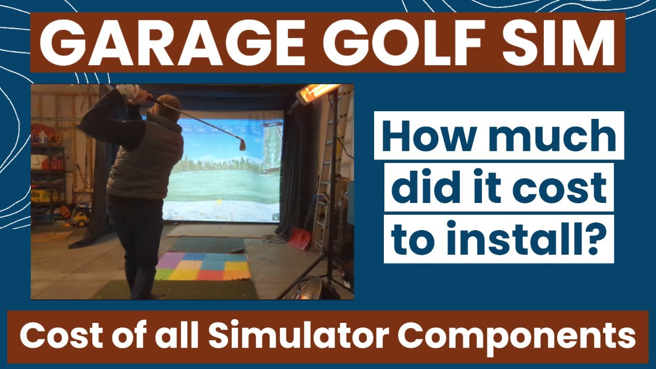 My Garage Golf Simulator | All-In Cost + Components - YouTube