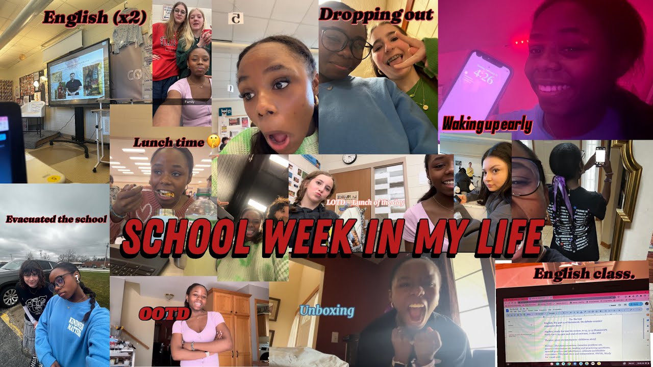 School Week In My Life | Week after Spring Break | Freshman Year - YouTube