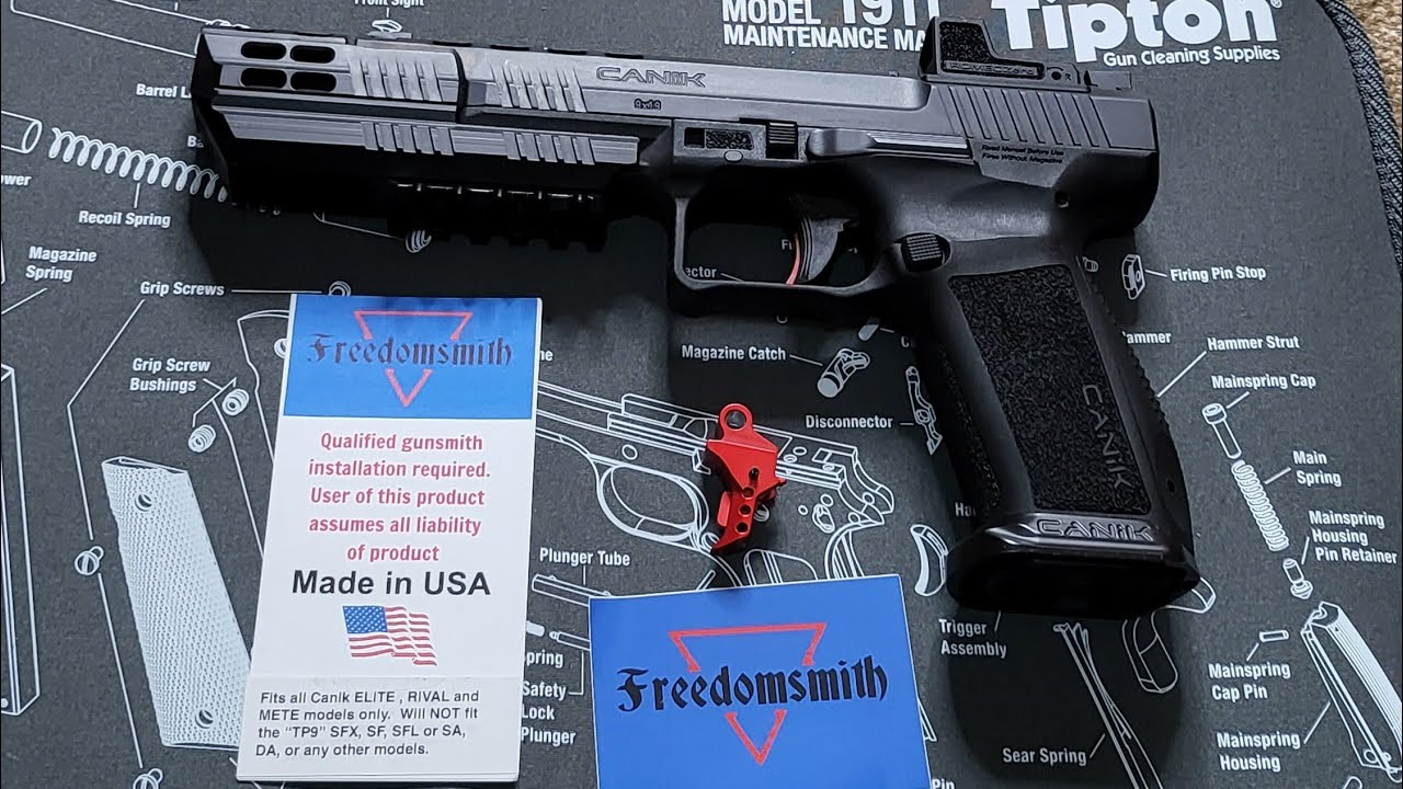 Freedomsmith Zombie Pro Trigger unboxing | 4k #Canik #SigSauer # ...