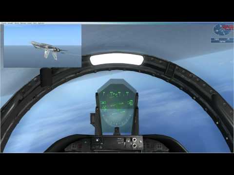 Attempt to land an F/A-18 on a carrier inverted!