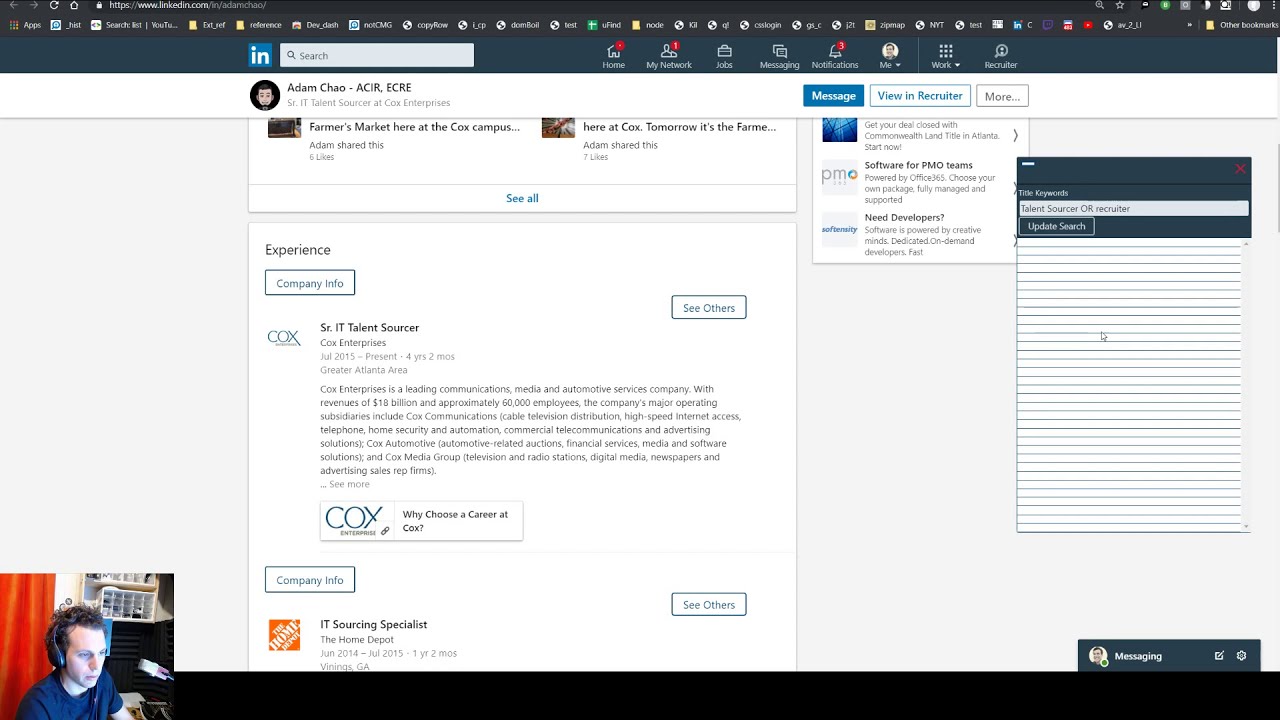 Quickli for basic LinkedIn profiles - YouTube