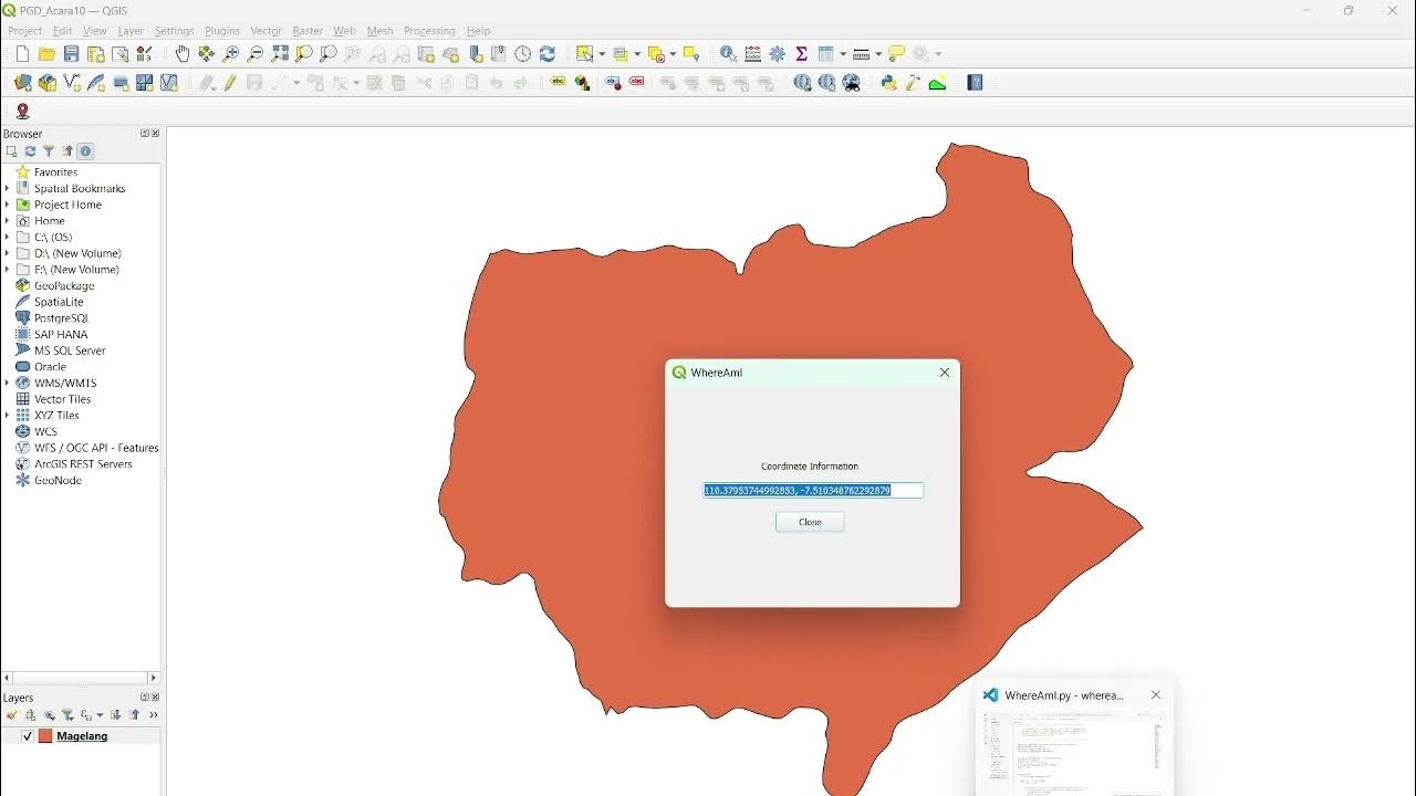 Hasil Project : Creating QGIS Plugin using Plugin Builder & Qt Designer - YouTube