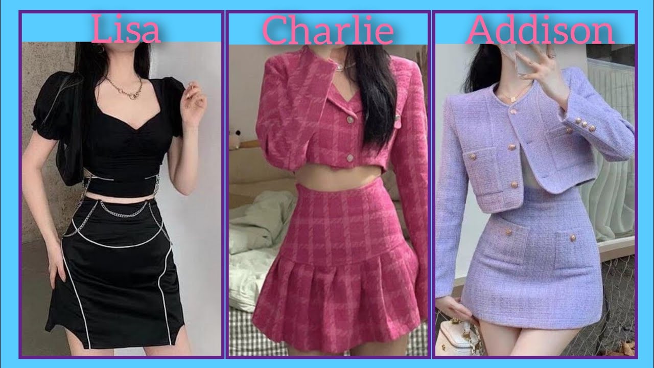 |Lisa Charlie or Addison 👗 Kawaii fashion with my choice|outfits makeup ...