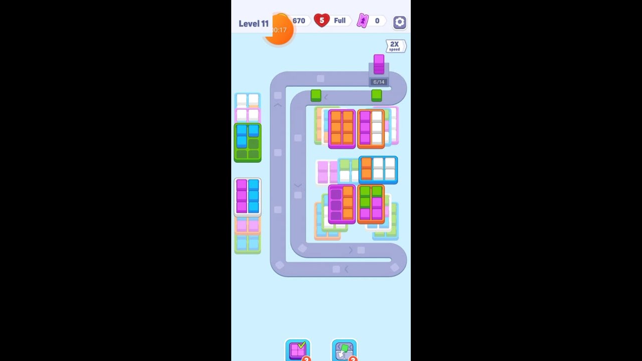 Color Cube Match Sort Puzzle - Level 11 - YouTube