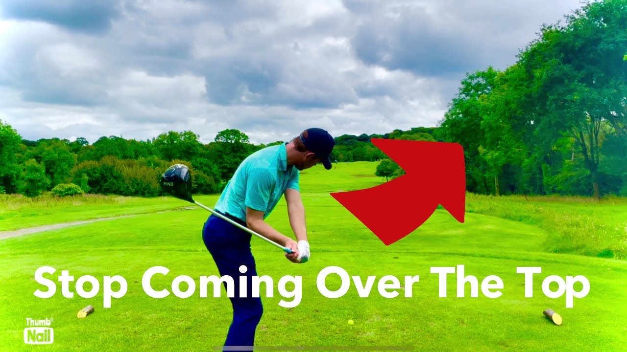 Why Your Swing Is OVER THE TOP And How To FIX IT - YouTube