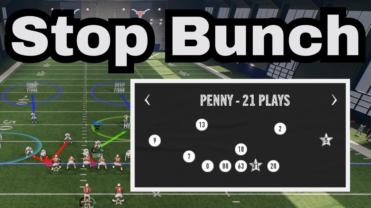 The BEST Bunch Strong Defense In College Football 25 - YouTube