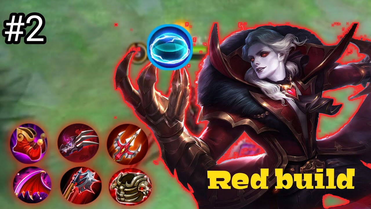 #2 ALUCARD FULL RED BUILD!! 💯 LIFESTEAL | MLBB - YouTube