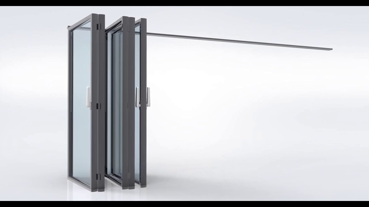 Continuously Hinged Panels (Edge hung) - Animation - YouTube