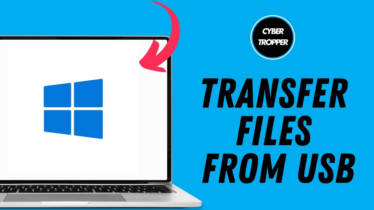 How to Transfer Files From USB to Laptop - YouTube