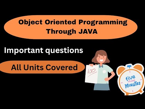 Oops through JAVA. Important questions TKR College of Engineering and Technology #important ...