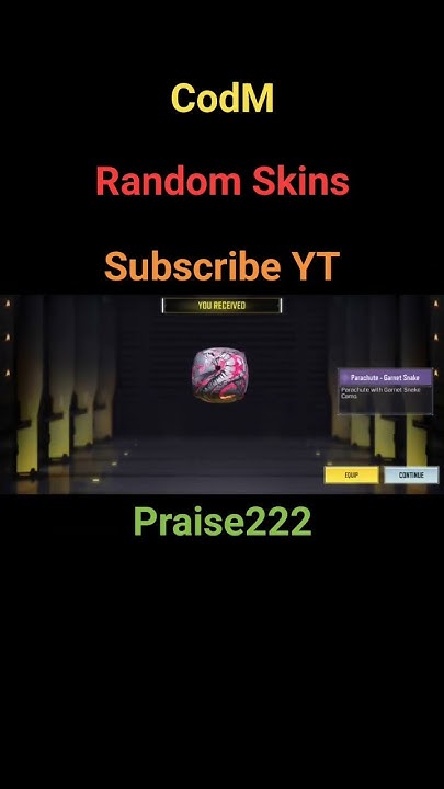 CodM Random Skins #praise222 #callofduty #cod #codm #callofdutymobile #codmobile - YouTube