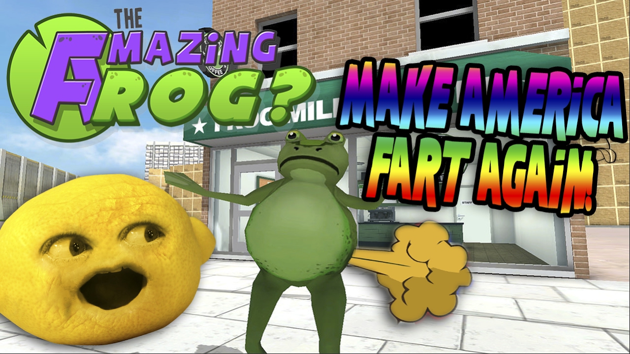 Grandpa Lemon Plays - Amazing Frog: Make America Fart Again! - YouTube