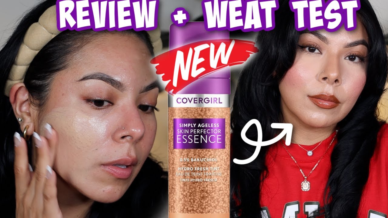 NEW! COVERGIRL SKIN PERFECTOR ESSENCE (REVIEW + WEAR TEST) OILY SKIN ...