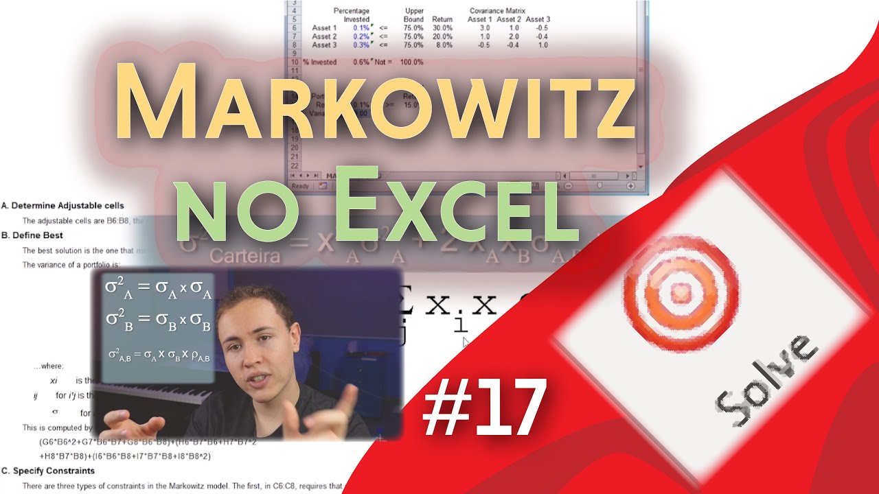 [#17] Modelo de Markowitz no Excel - YouTube
