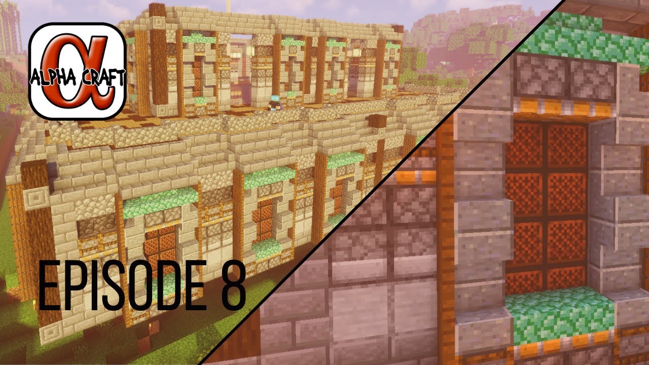 Minecraft Base Block Palette - Alpha Craft 2 Ep8 - Minecraft survival ...