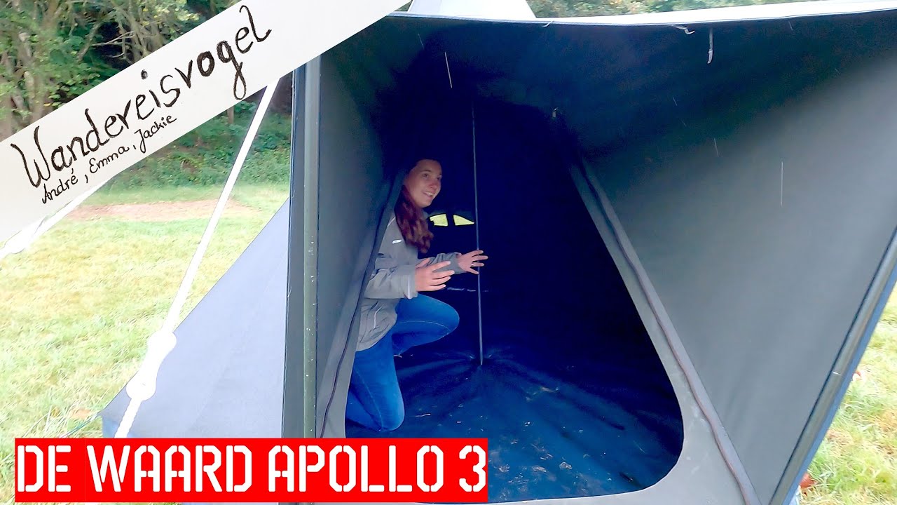 Review & Roomtour: De Waard Apollo 3 - Tipi Zelt zum Campen aus 100 % Baumwolle für bis 3 ...