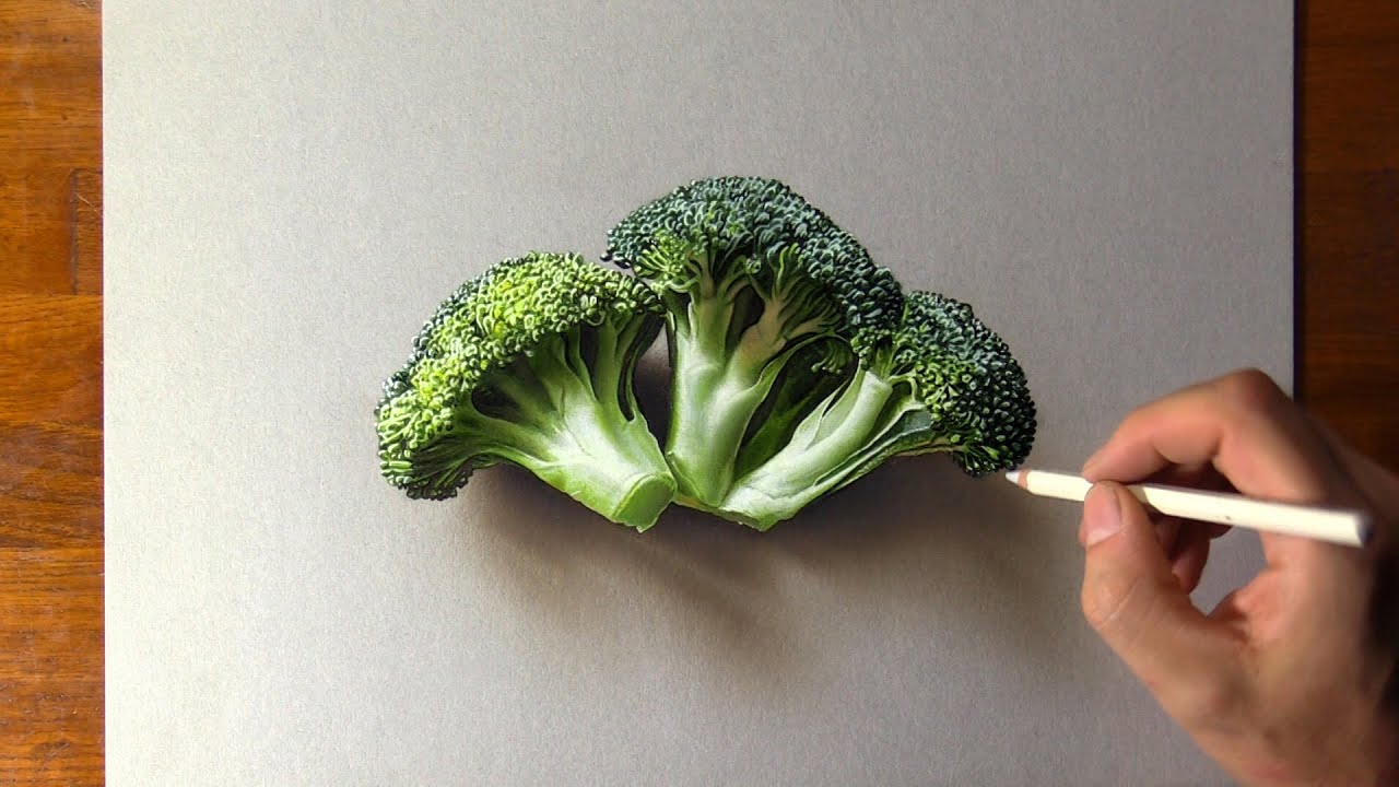 That's not a drawing... it's broccoli! - YouTube