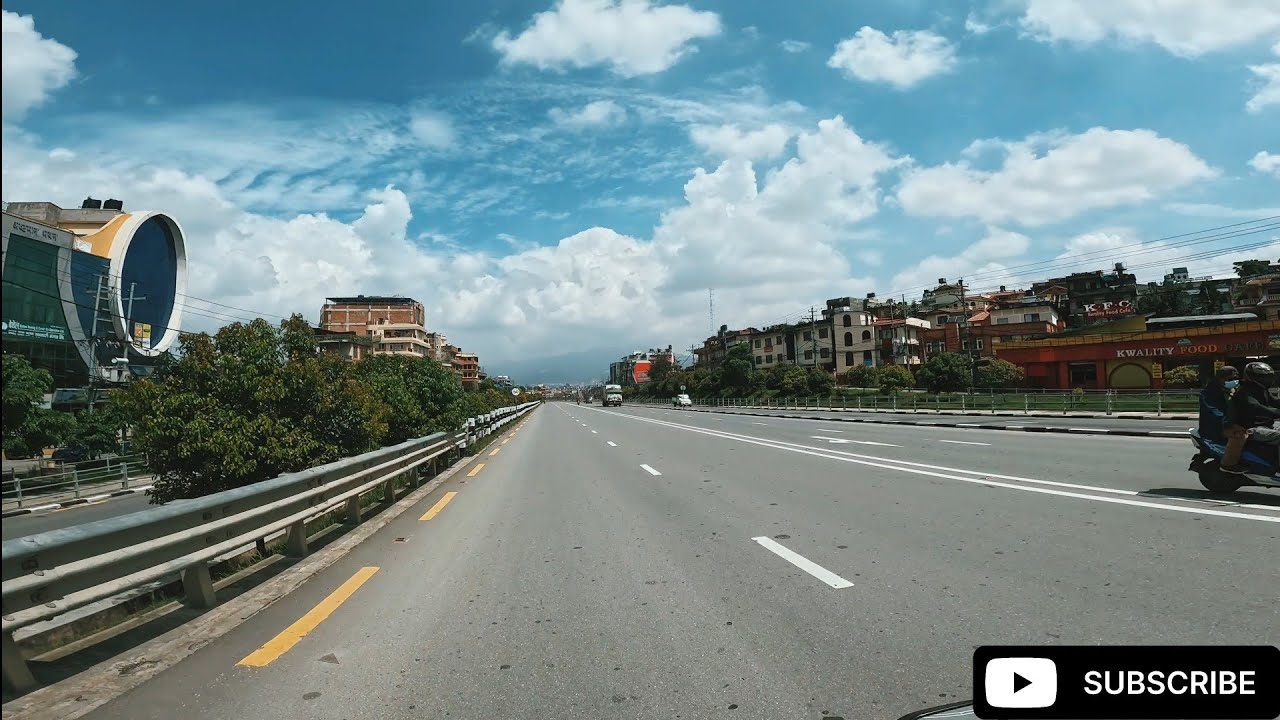 Ring Road Beautifull view #NakhkhuDobato_kalanki - YouTube