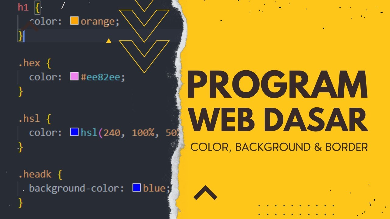 H2 - Club Pemprogramman | CSS Color, Background & Border - YouTube
