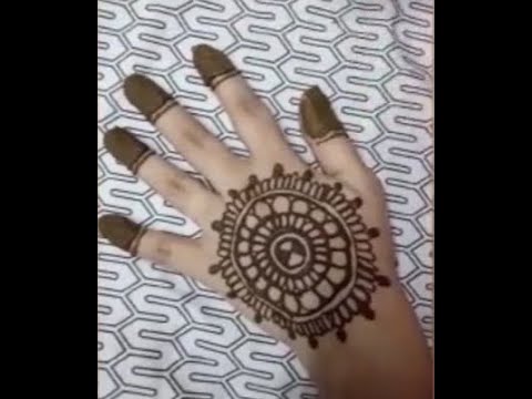 FRONT HAND MEHENDI MANDALA DESIGN #kspcreations #mandalahand # ...