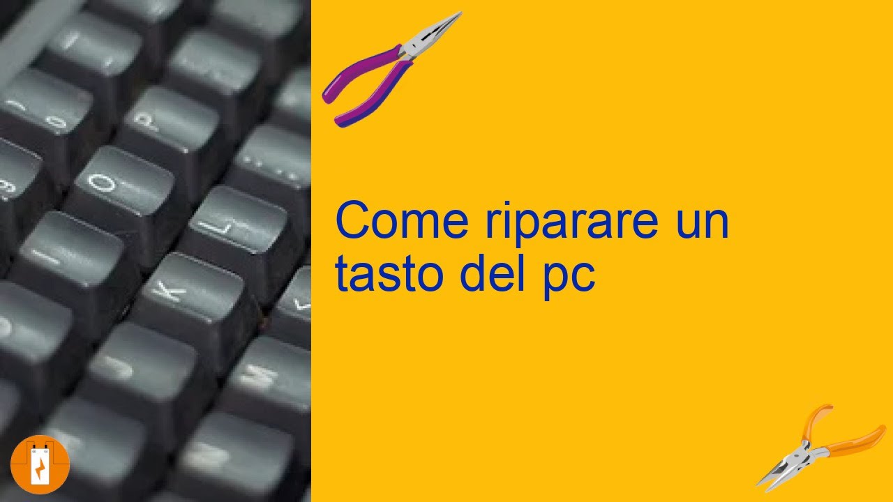 Come riparare un tasto del pc - YouTube