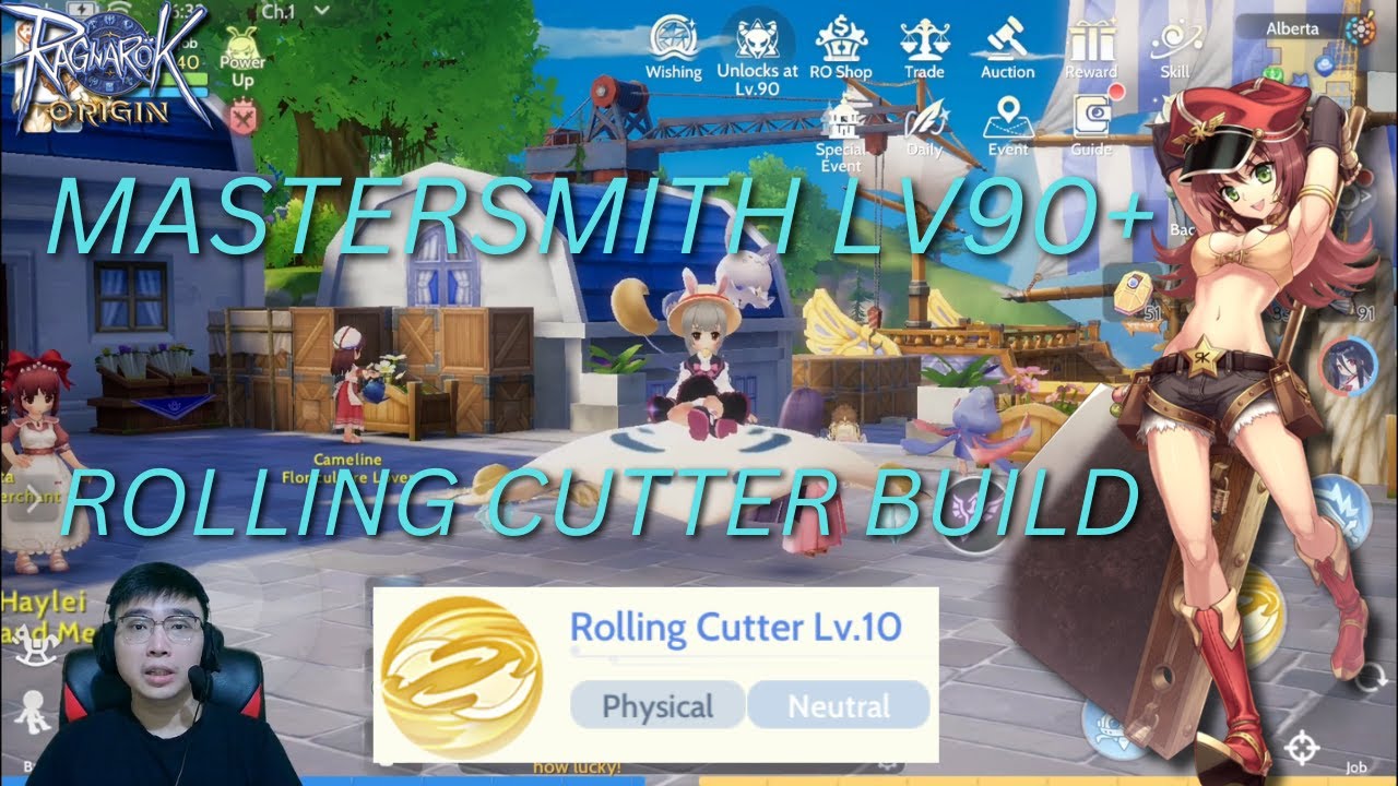 ROLLING CUTTER NEW META MASTERSMITH (LV90+) - Ragnarok Origin Global ...
