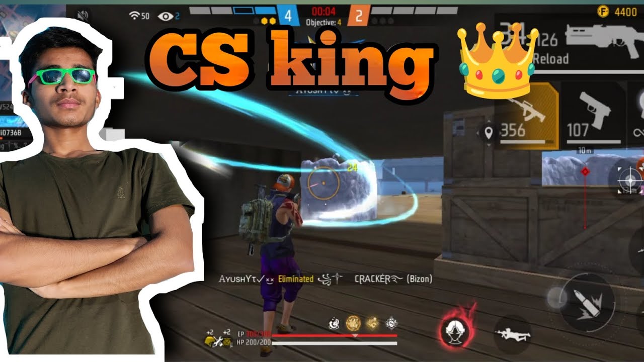 CS King of free fire 💀 - YouTube