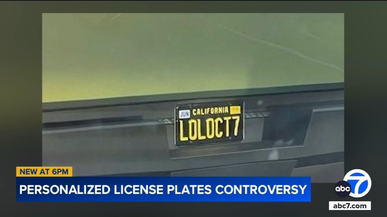 Personalized California license plate wasn't mocking Oct. 7 attack ...