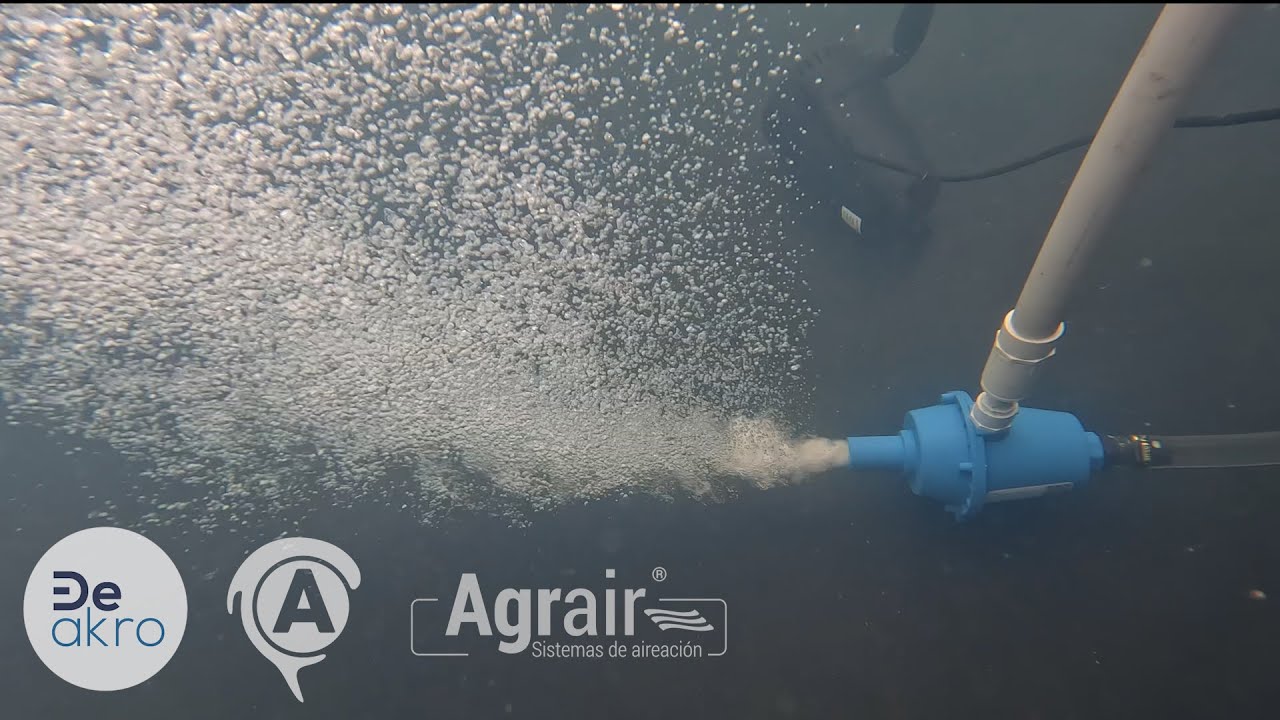 Venturi para Piscicultura instalado con bomba sumergible - YouTube