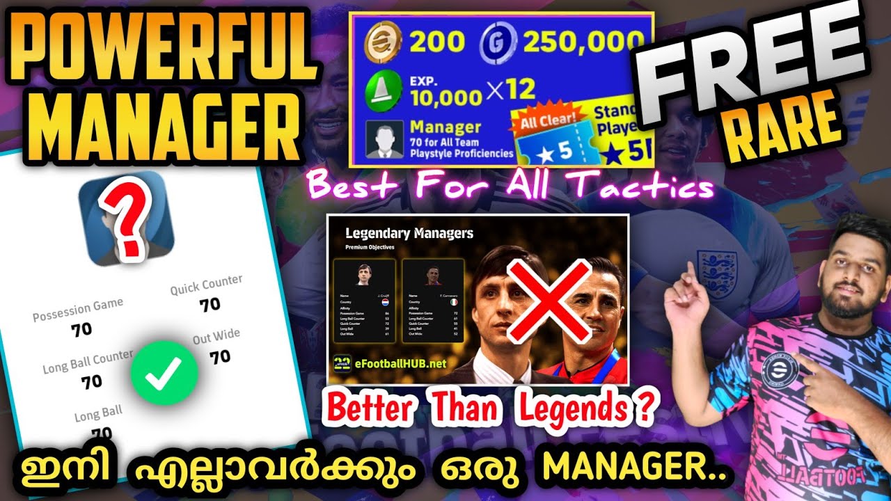 Finally Got The Most Powerful Manager In The Game For Free| Use All ...