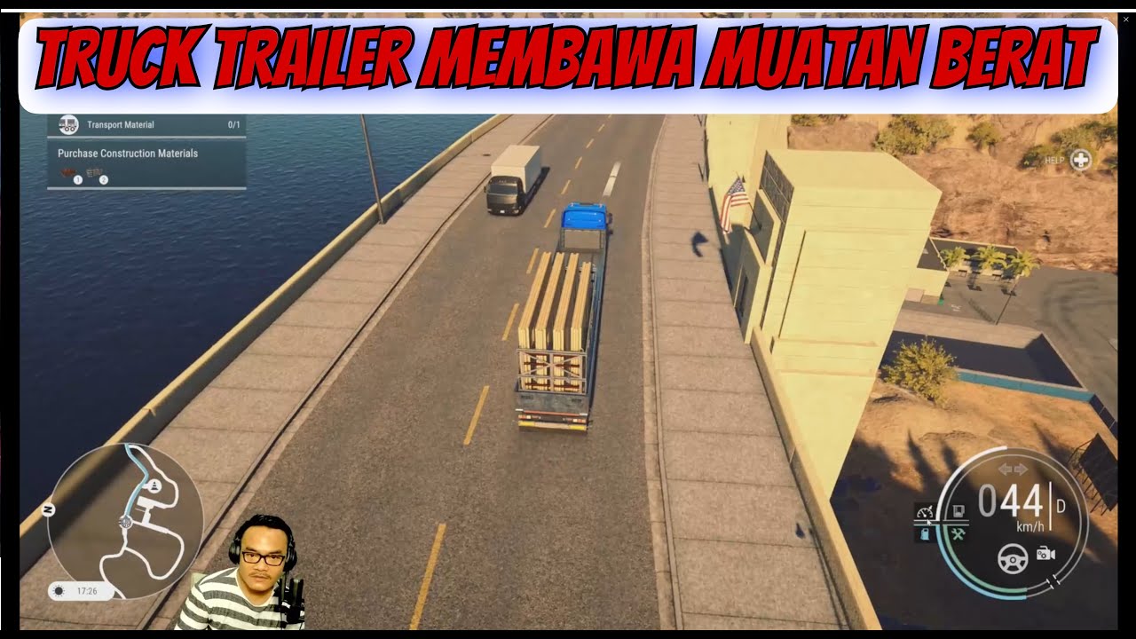 Truck Trailer Membawa Muatan Berat - Construction Simulator Game - YouTube