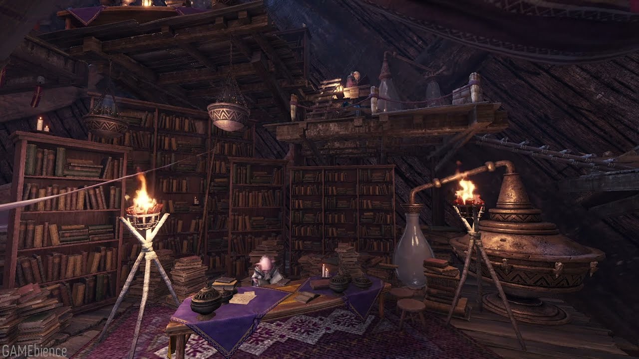 3 Hour - Monster Hunter: World - Research Base Resource Center Ambience ...