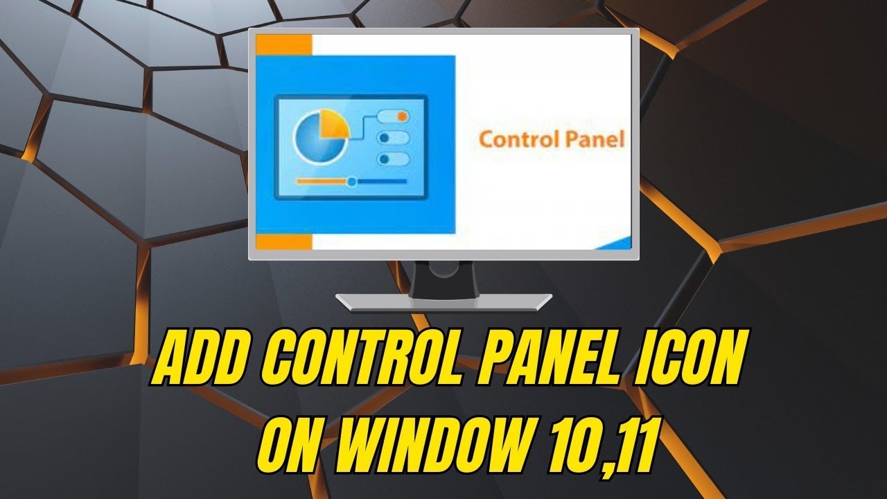 How to Add a Control Panel Icon on Desktop in Window 10, 11 - YouTube