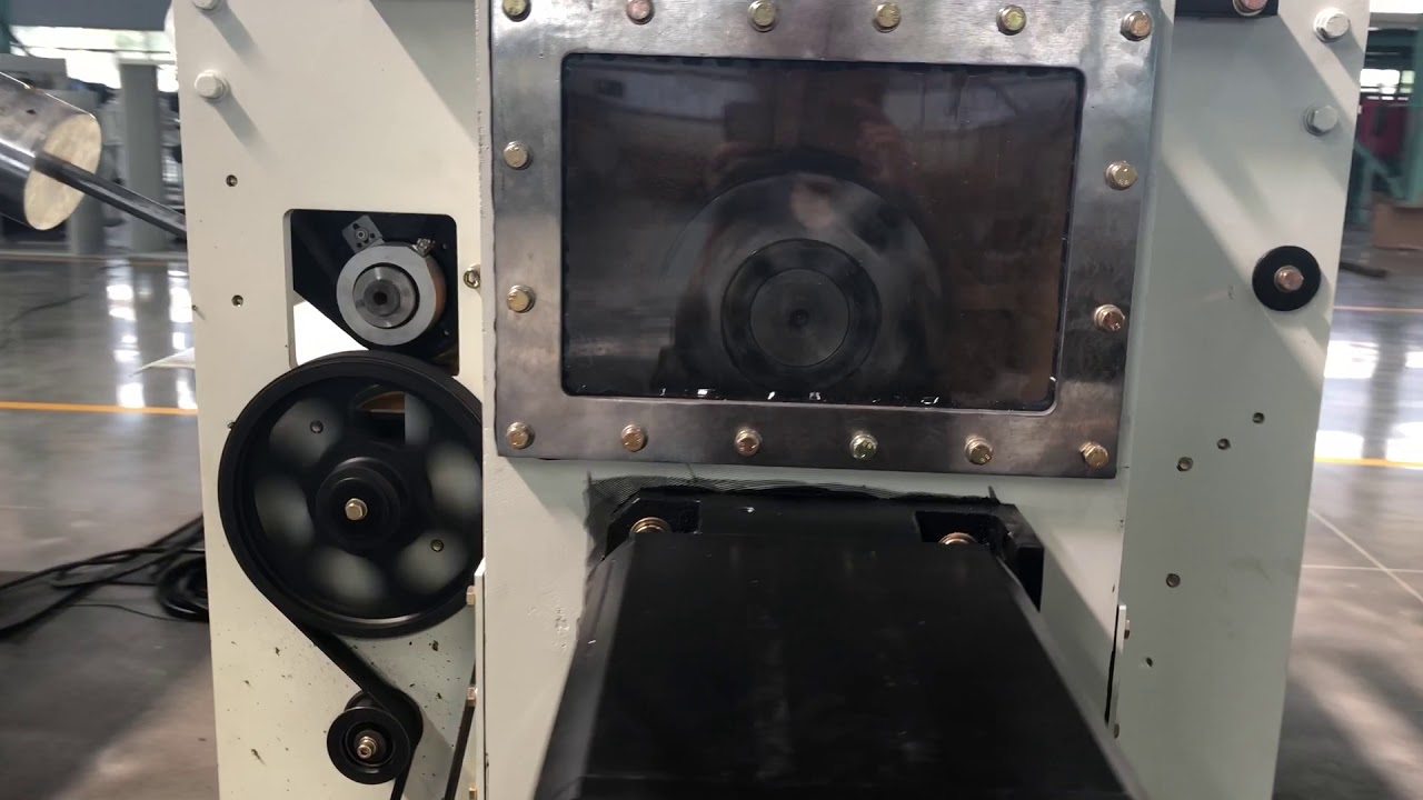 NC-cutter off for corrugated production line - YouTube