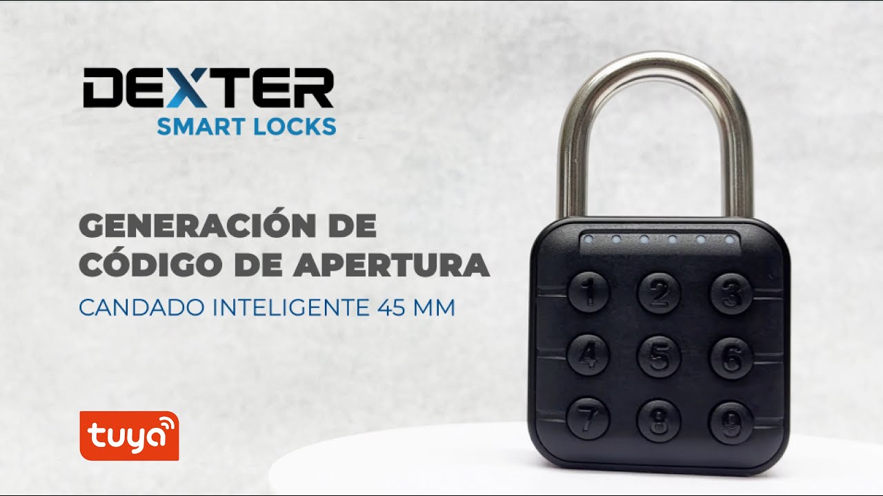 Programación de Candado inteligente- 45 MM Bluetooth Dexter Smart Locks ...