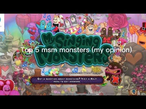 My top 5 MSM monsters - YouTube
