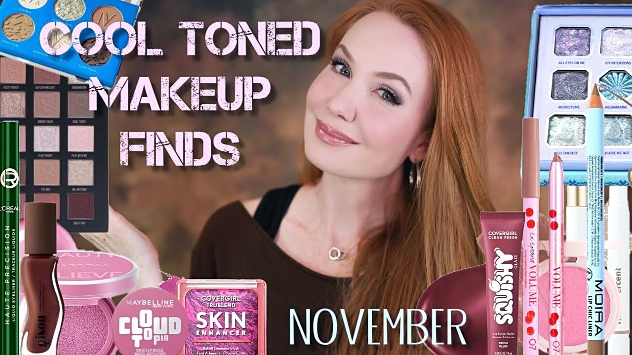 Fave Cool toned makeup finds from November! - YouTube