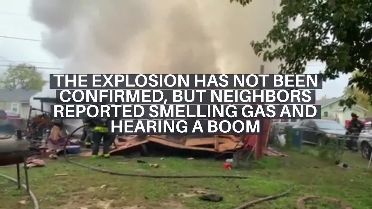 Several injured in house fire, reported explosion in Indianapolis - YouTube