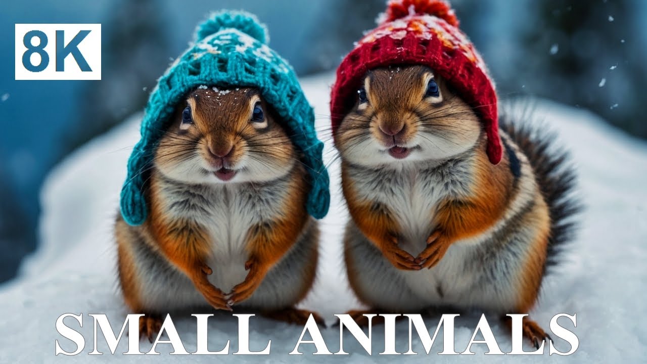 Small ANIMALS 8K ULTRA HD with Names and Sounds - YouTube