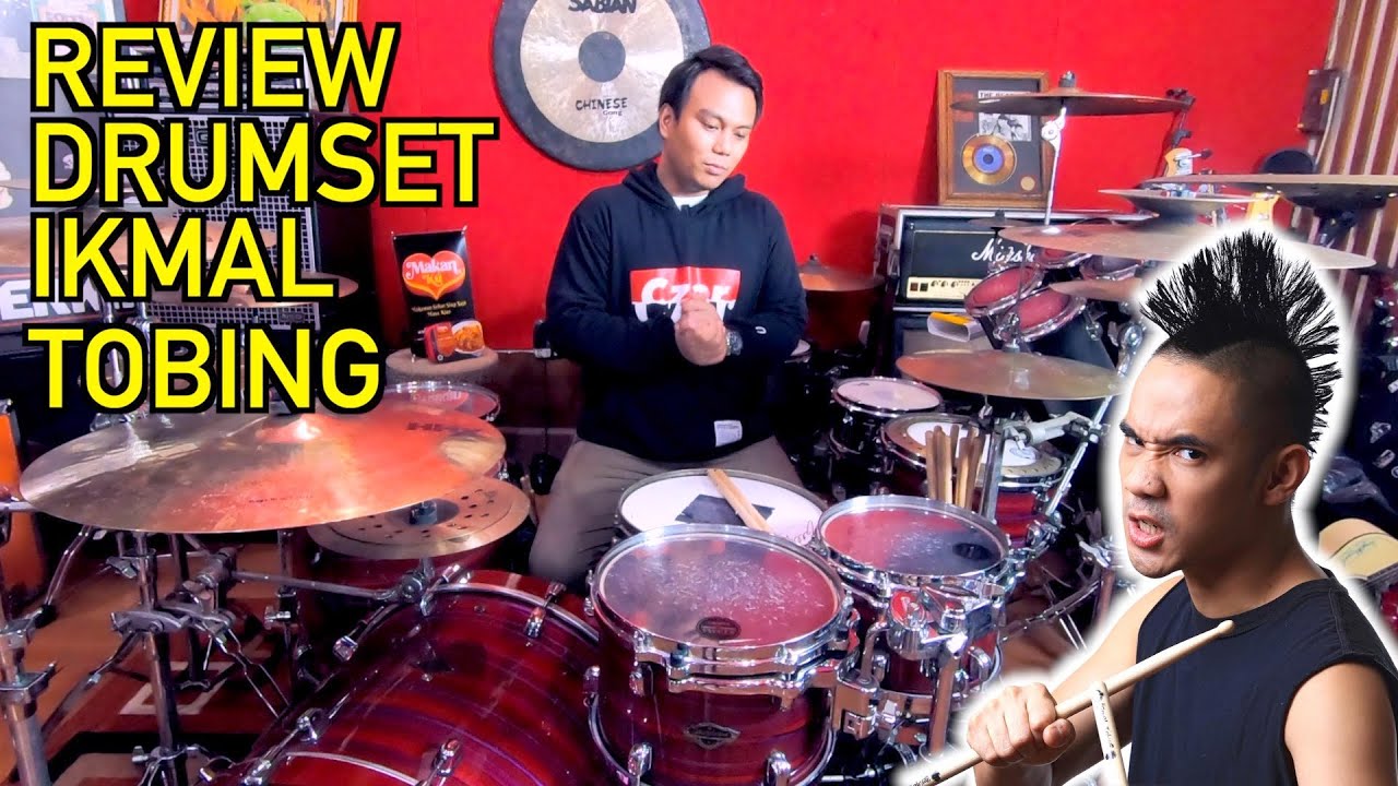 REVIEW DRUMSET IKMAL TOBING.. EMANG MIRIP TRAVIS BARKER? - YouTube