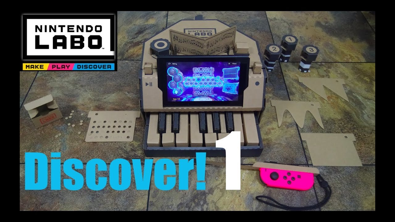Nintendo Labo - Discover the Piano! (Part 1) - YouTube