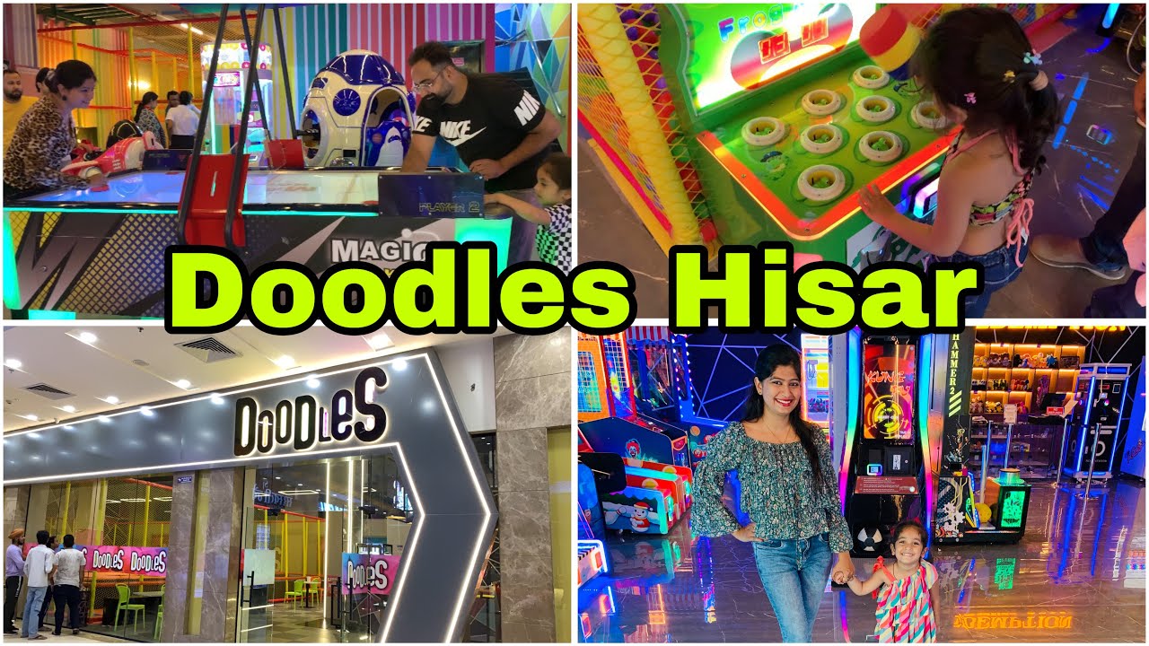 Game zone- Doodles Hisar | Eminent mall Play zone area | Kids Fun area ...
