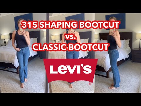 LEVI'S *315 Shaping Bootcut* Jeans vs. *Classic Bootcut* Jeans