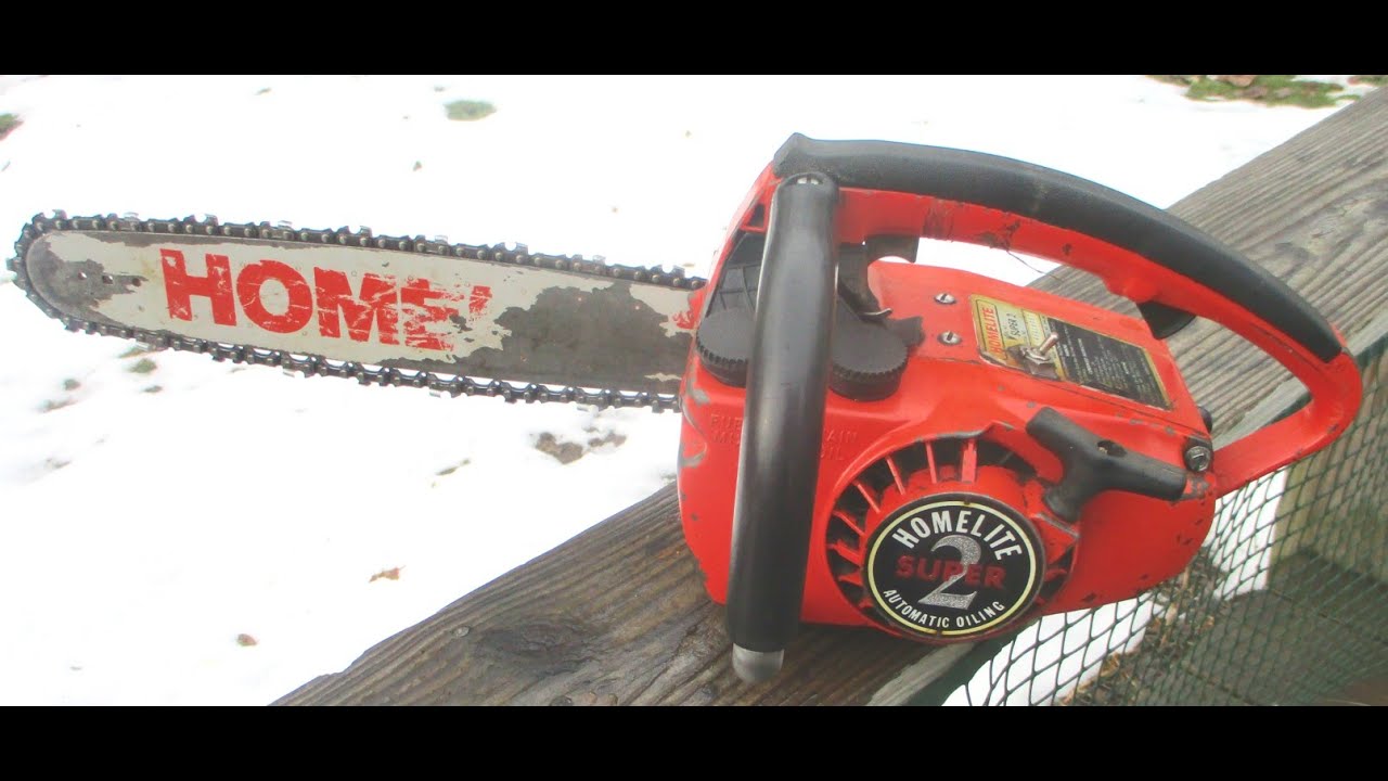 Vintage Homelite Super 2 XL Chainsaw Vintage King Motor Sports - YouTube