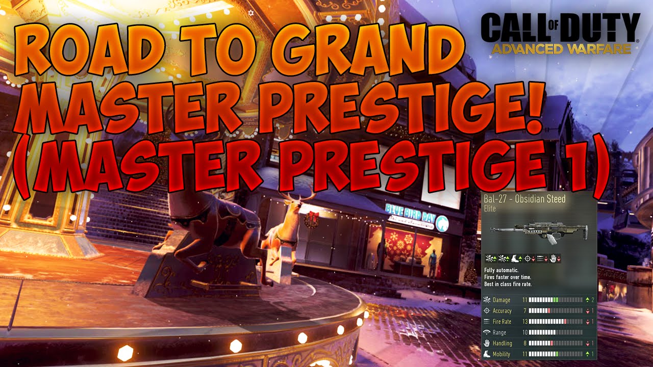 Advanced Warfare: Road to Grand Master Prestige! (Master Prestige 1 ...