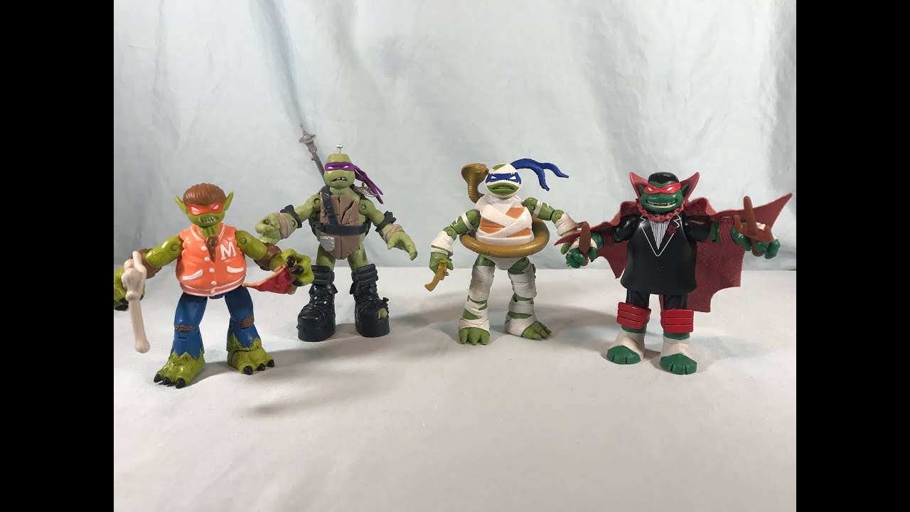 Teenage Mutant Ninja Turtles Mutant Mummy Leo, Vampire Raph, Frankendon ...