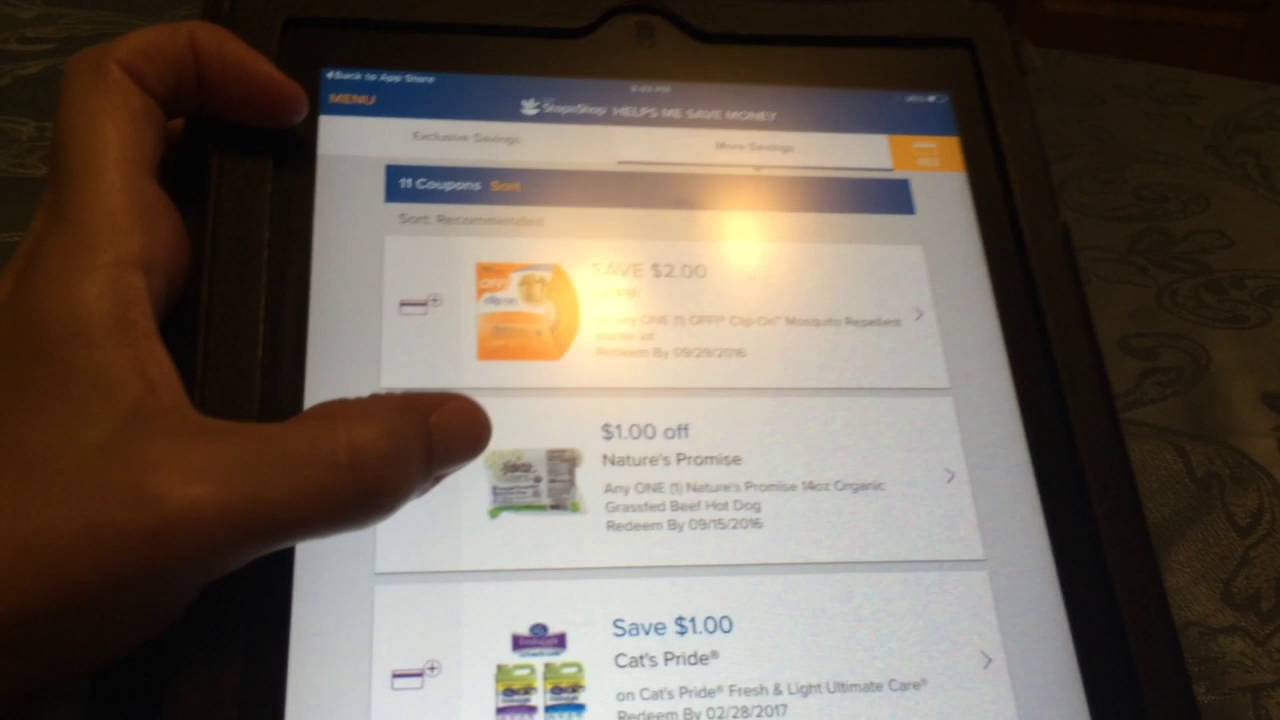 How to use a stop and shop app :) happy shopping - YouTube